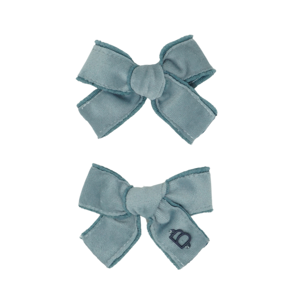 Velvet Frayed Edge Mini Clip Set