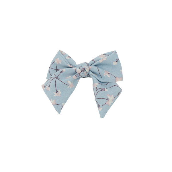 Summer Floral Mini Bow Clip