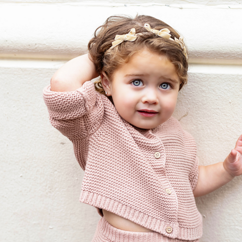 Velvet 3 Bow Baby Band